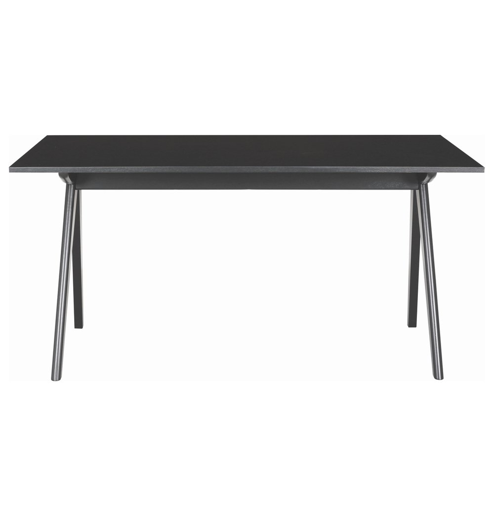 Black Wood Dining Table - Aden Dining Table - Black