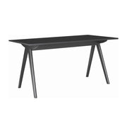 Black Wood Dining Table - Aden Dining Table - Black